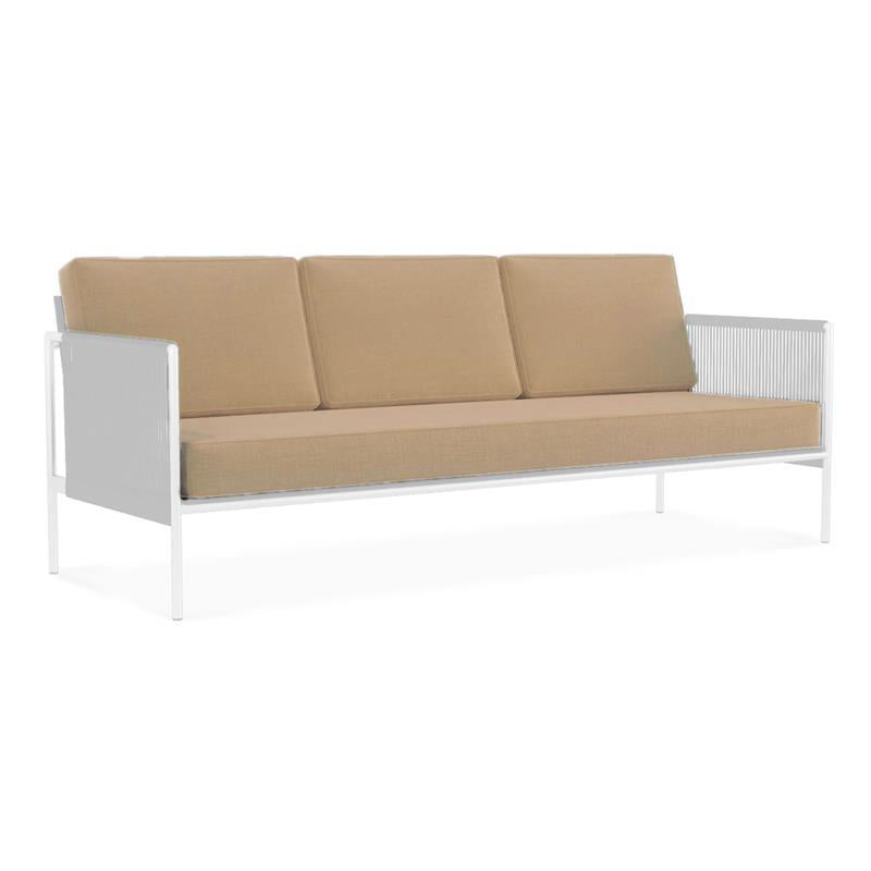 Auflagenset Snix 3-Sitzer Sofa 1x Sitz- u. 3x Rückenkissen Sunproof 4 ...